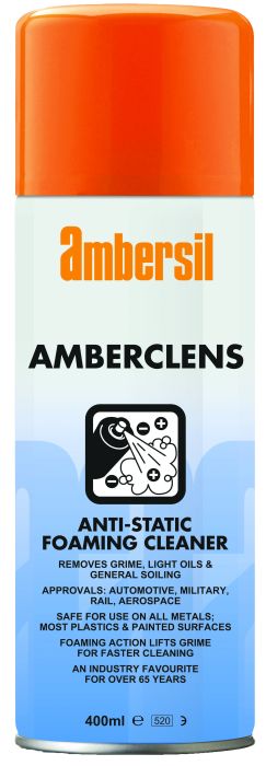 Ambersil 31592 Amberclens Anti-Static Foaming Cleaner 400ml