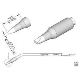 JBC C250408 Chisel Cartridge 2.2 x 1 | Kaisertech Ltd | Order Online