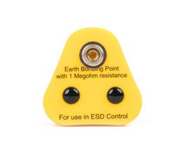 ESD Earth Bonding Plug 1 x 10mm Stud, 1 Meg-ohm Resistor | Kaisertech ...