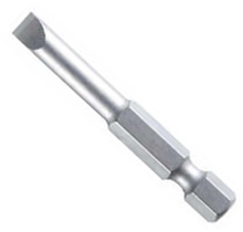 Slotted bit 1/4" hex drive 4.0 x 0.8 x 50mm