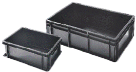 Wez ESD Conductive Tote box 400 x 300 x 100mm