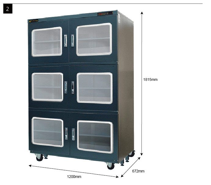 Dr Storage Dry Cabinet 1200-6T with turbo dryers