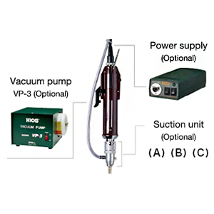 HIOS CLQ4-SET Suction Attachment | For CL-3/4000 Drivers | Kaisertech Ltd